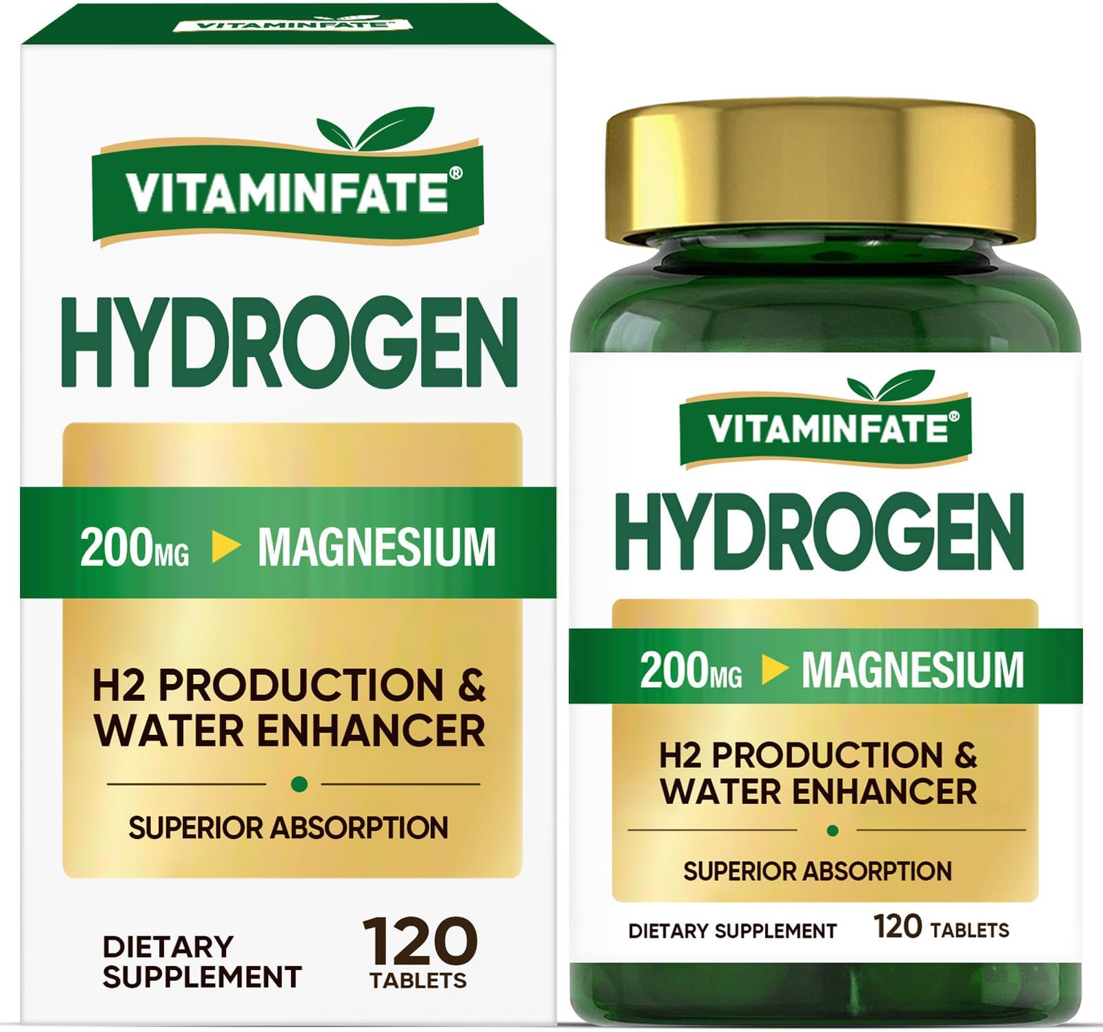 Amazon.com: Hydrogen Water Tablets with Magnesium - 120 Tablets (60-Day ...