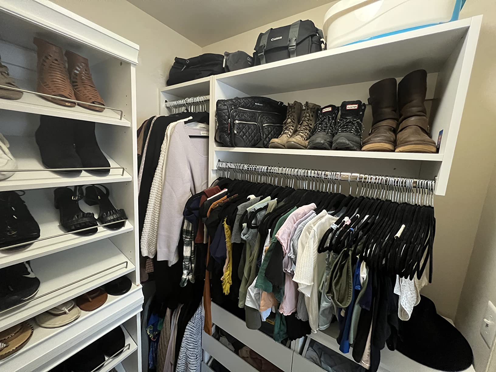 $41/mo - Finance Double Hanging Closet Unit - Modular Closet System For ...