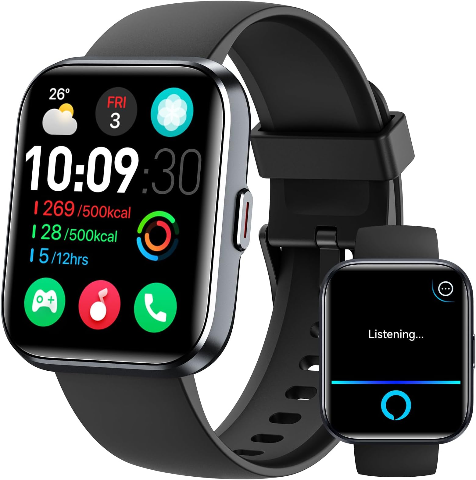 Amazon.com: Smart Watch (Answer/Make Calls), 1.85" Smart Watches for ...