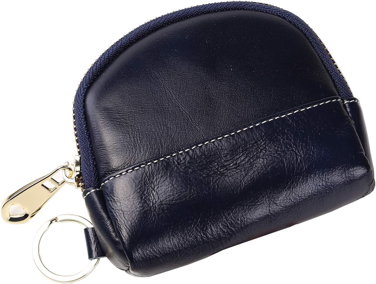 Amazon.com: Women’s Coin Purse Leather Change Wallet, Coin Pouch with ...