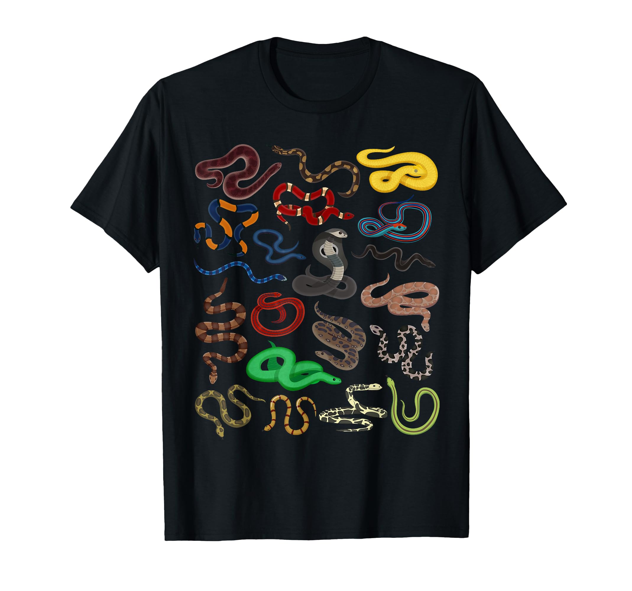 Amazon.com: Different Types of Snakes Boys Kids Girl Snake Collage T ...
