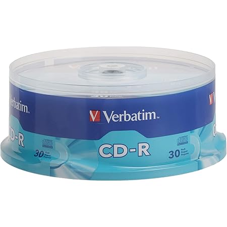 Amazon.com: Verbatim CD-R Blank Discs 700MB 80 Minutes 52x Recordable ...