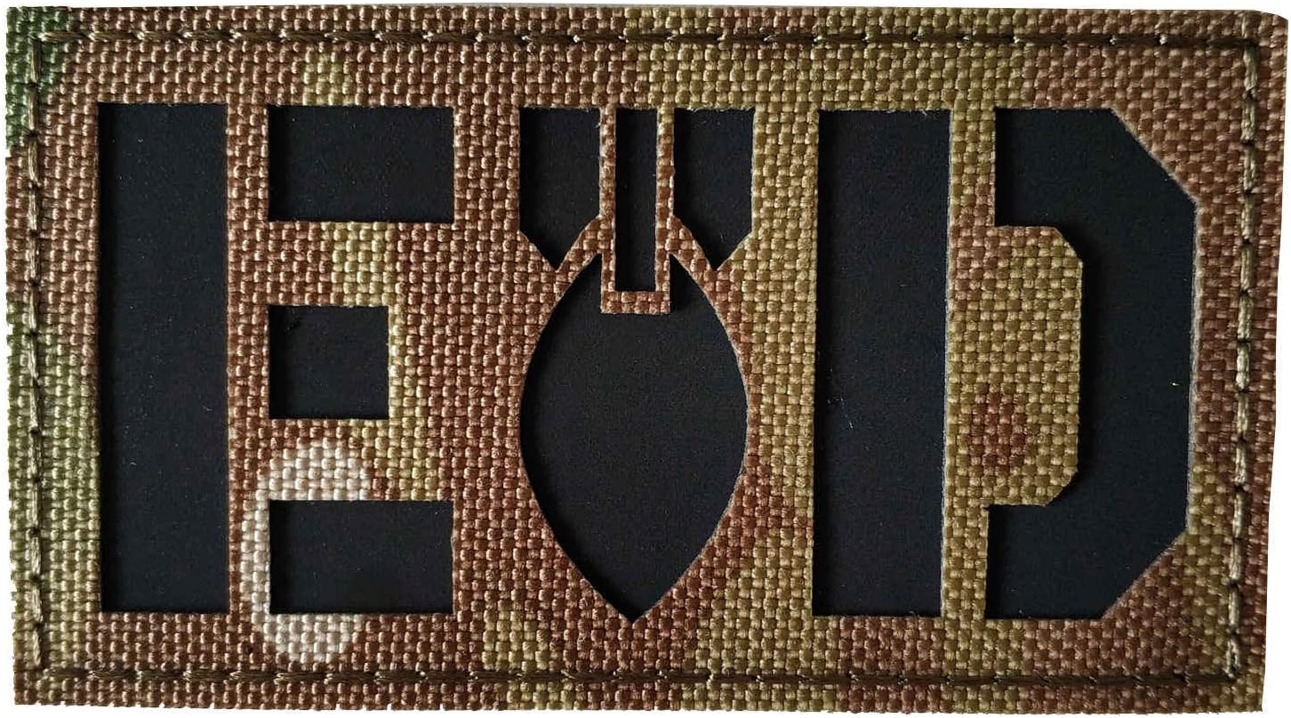 Amazon.com: CAMO Tactical Reflective Patch, EOD Bomb IR Infrared ...