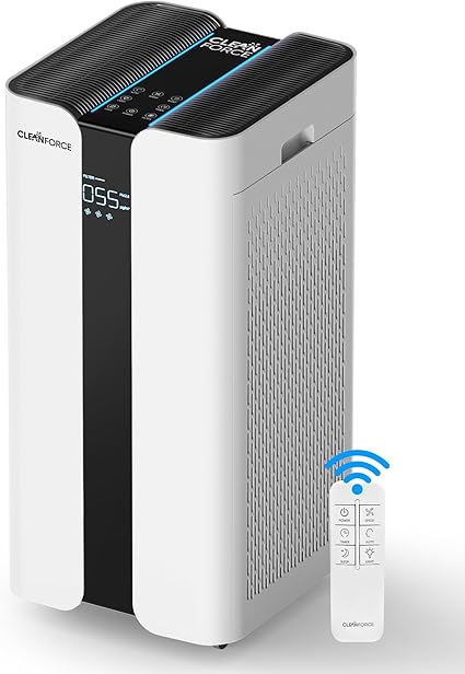 Amazon.com: CleanForce Extra Large Air Purifier for Home Large Room,H13 ...