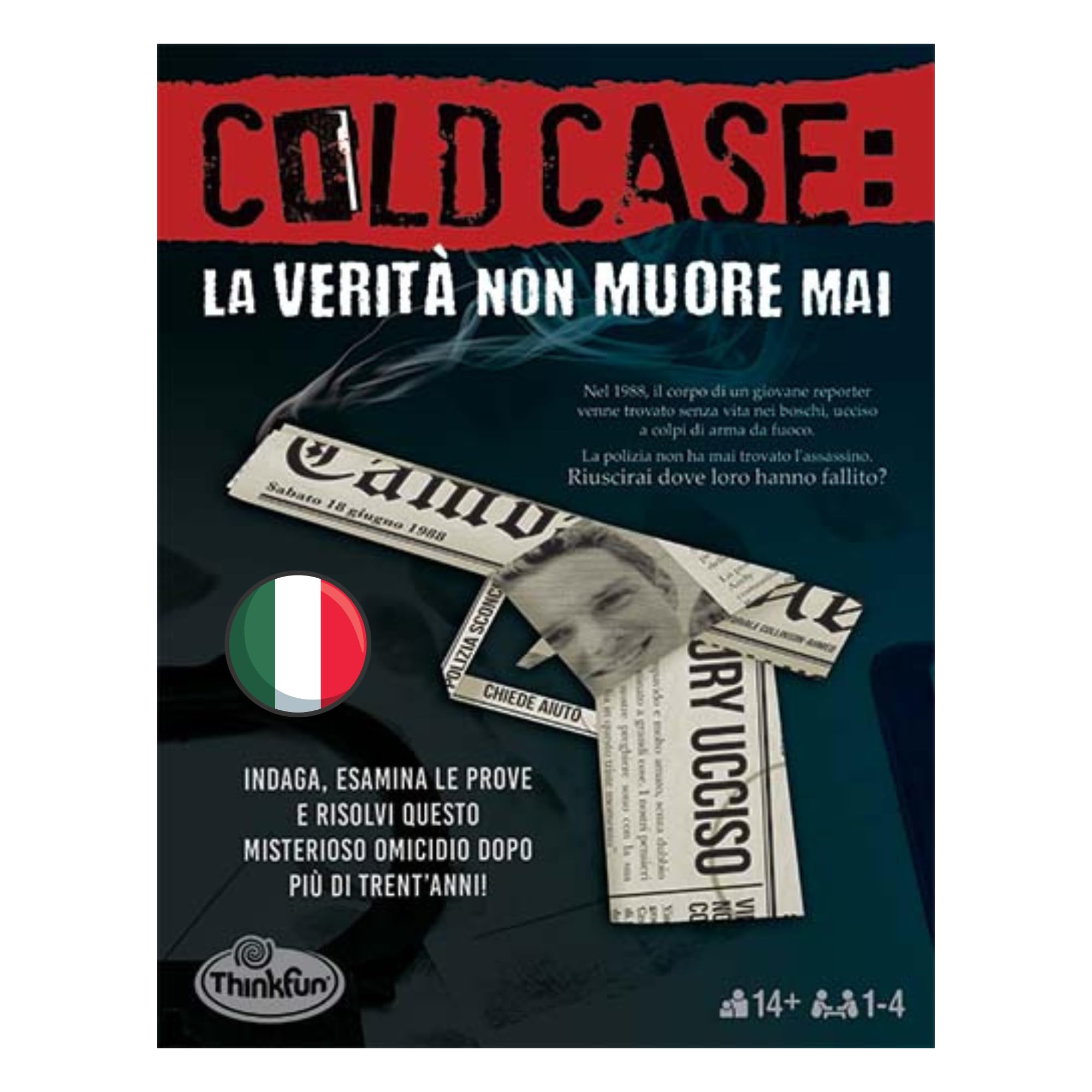 ThinkFun - Cold Case 1: Escape Room La Verità non Muore Mai, Gioco ...