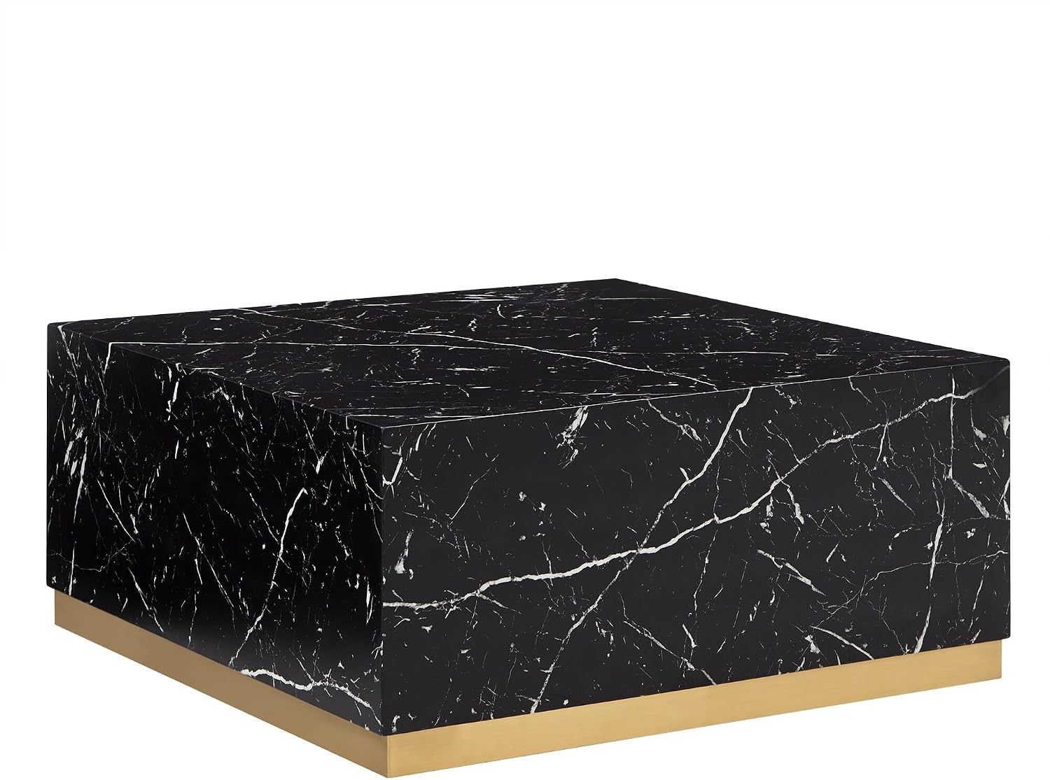 Amazon.com: Inspire Q Darcy Faux Marble Coffee Table with Casters by ...