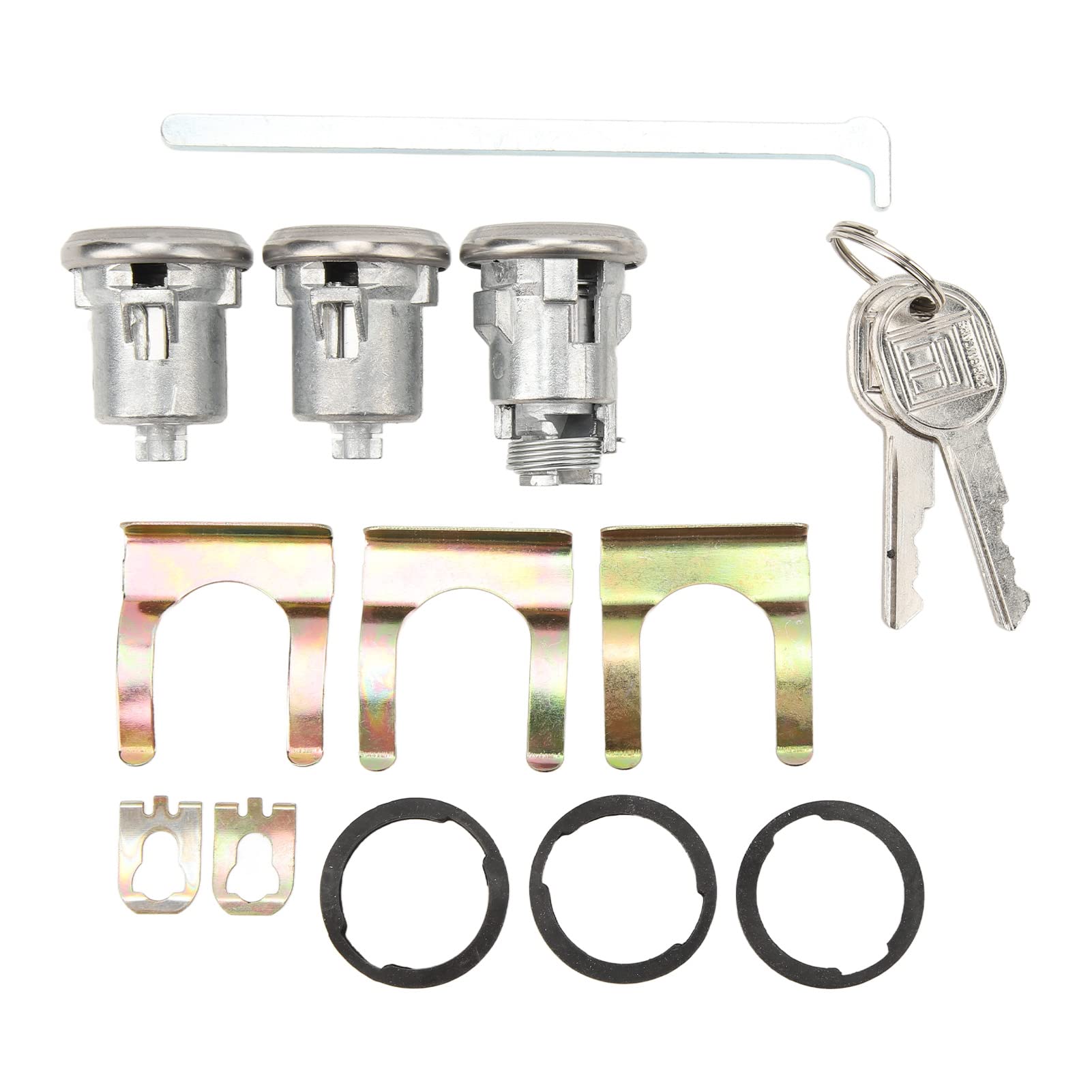 Leer Truck Cap Parts Door Lock Set With Keys - Replacement Trunk Lock ...