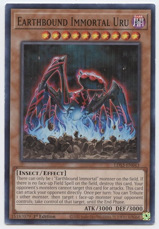 Amazon.com: Yu-Gi-Oh! Earthbound Immortal Uru - LDS3-EN043 - Common ...