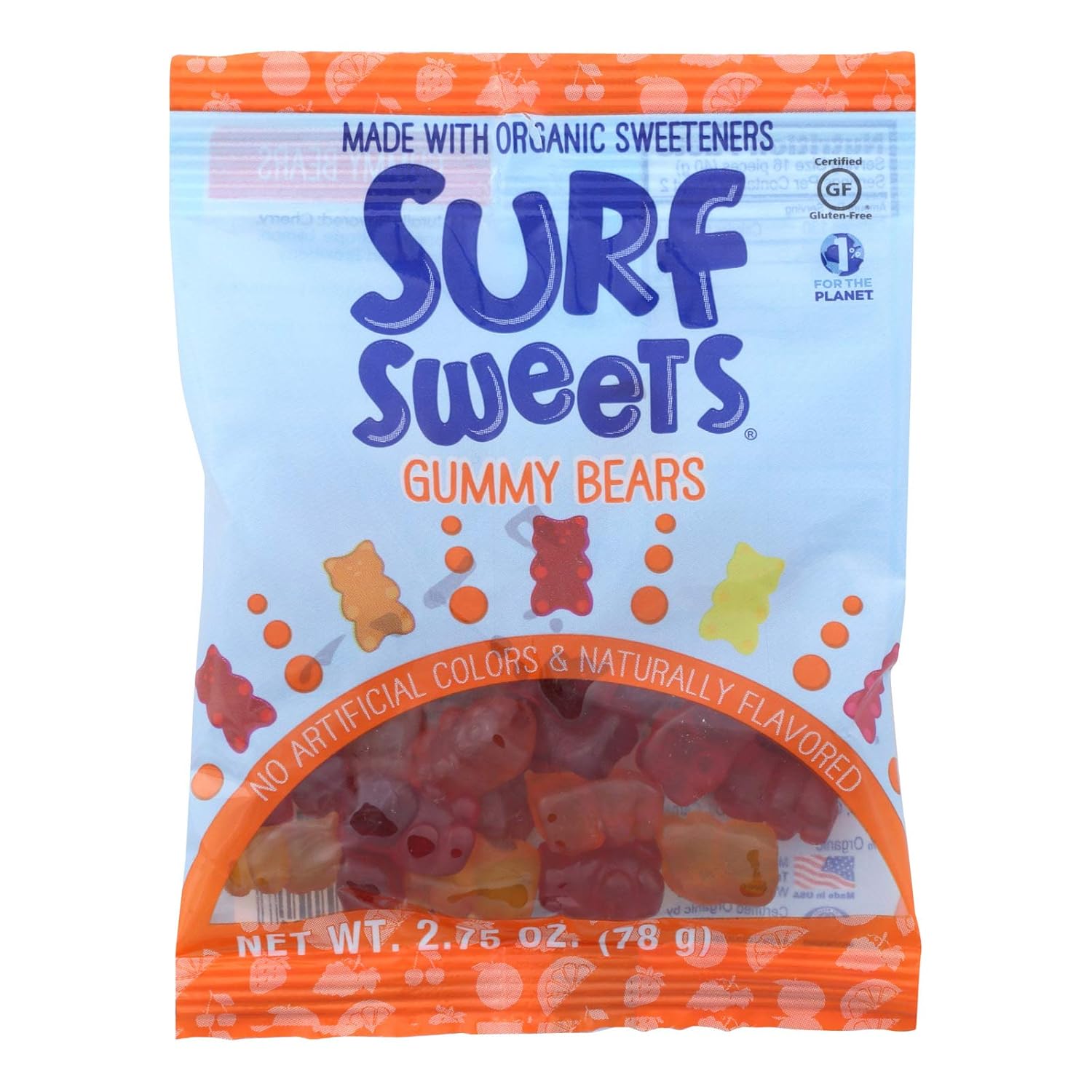 Amazon.com : Surf Sweets Gummy Bear 90% Org : Gummy Candy : Grocery ...
