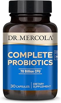Amazon.com : Dr. Mercola Complete Probiotics 70 Billion CFU, 30 ...