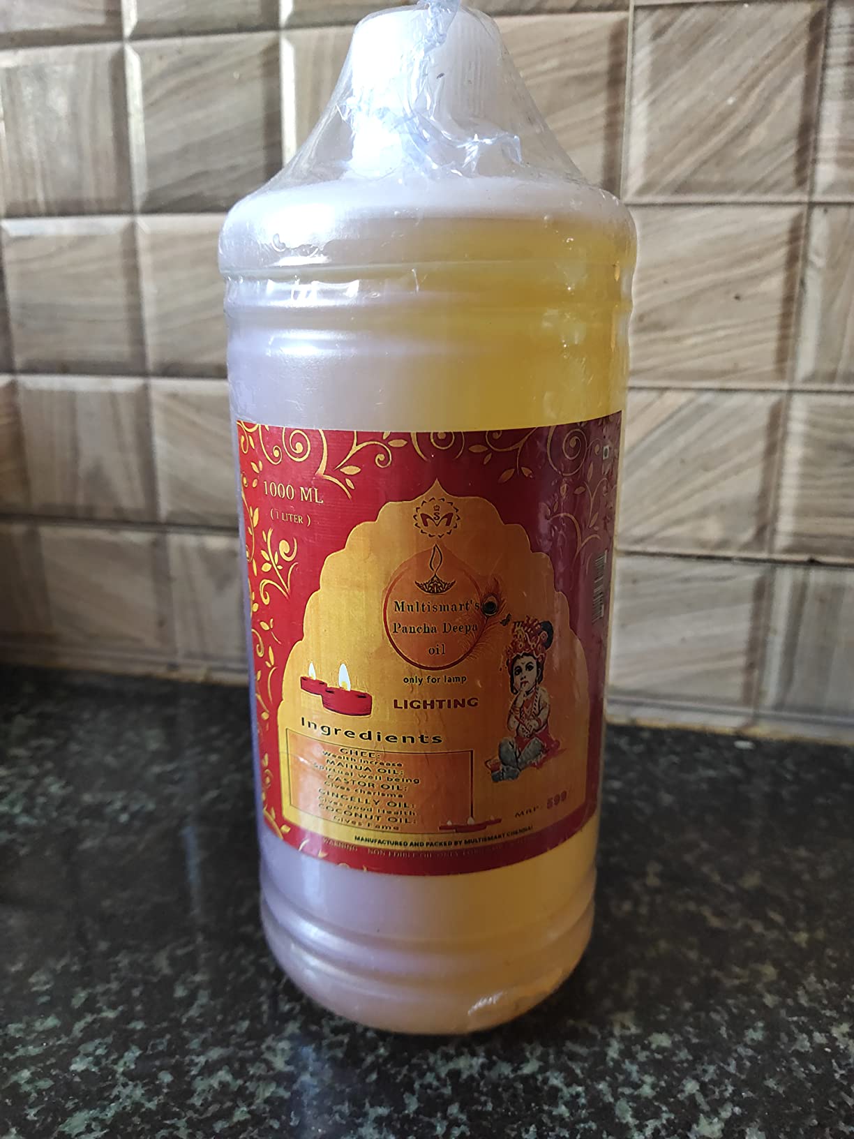 Multi-s-Mart's Panja Deepa Oil Blend of Five Natural Oils (1000 ml ...