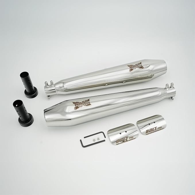MOTO TORQUE BOLT PRO Performance Slip-on Twin Exhaust for RE ...