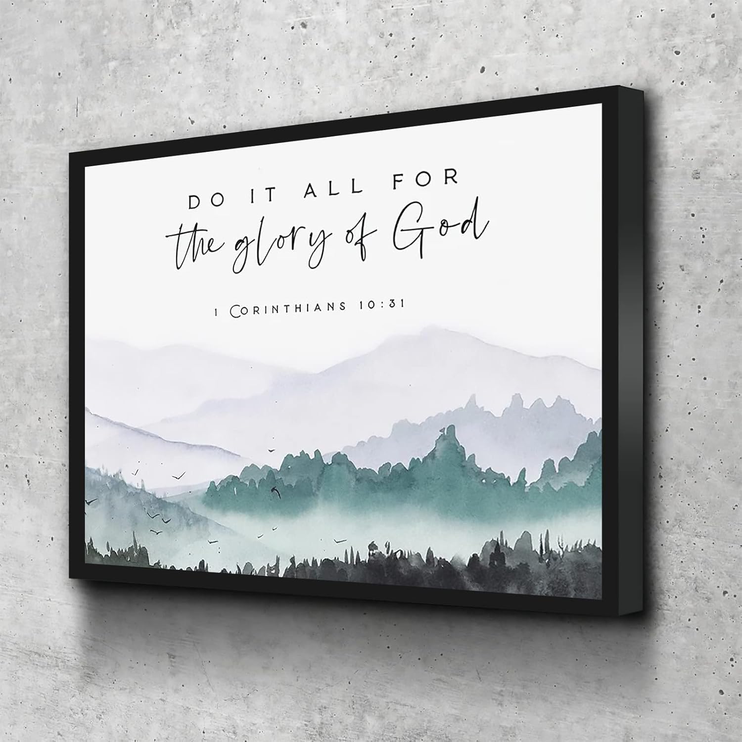 Amazon.com: Dorm Decorations,1 Corinthians 10:31 Whatever You Do Do It ...