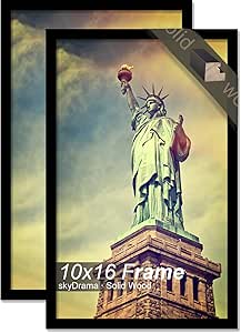 Amazon.com - skyDrama 100% Solid Wood 10x16 Picture Frame Set of 2 ...