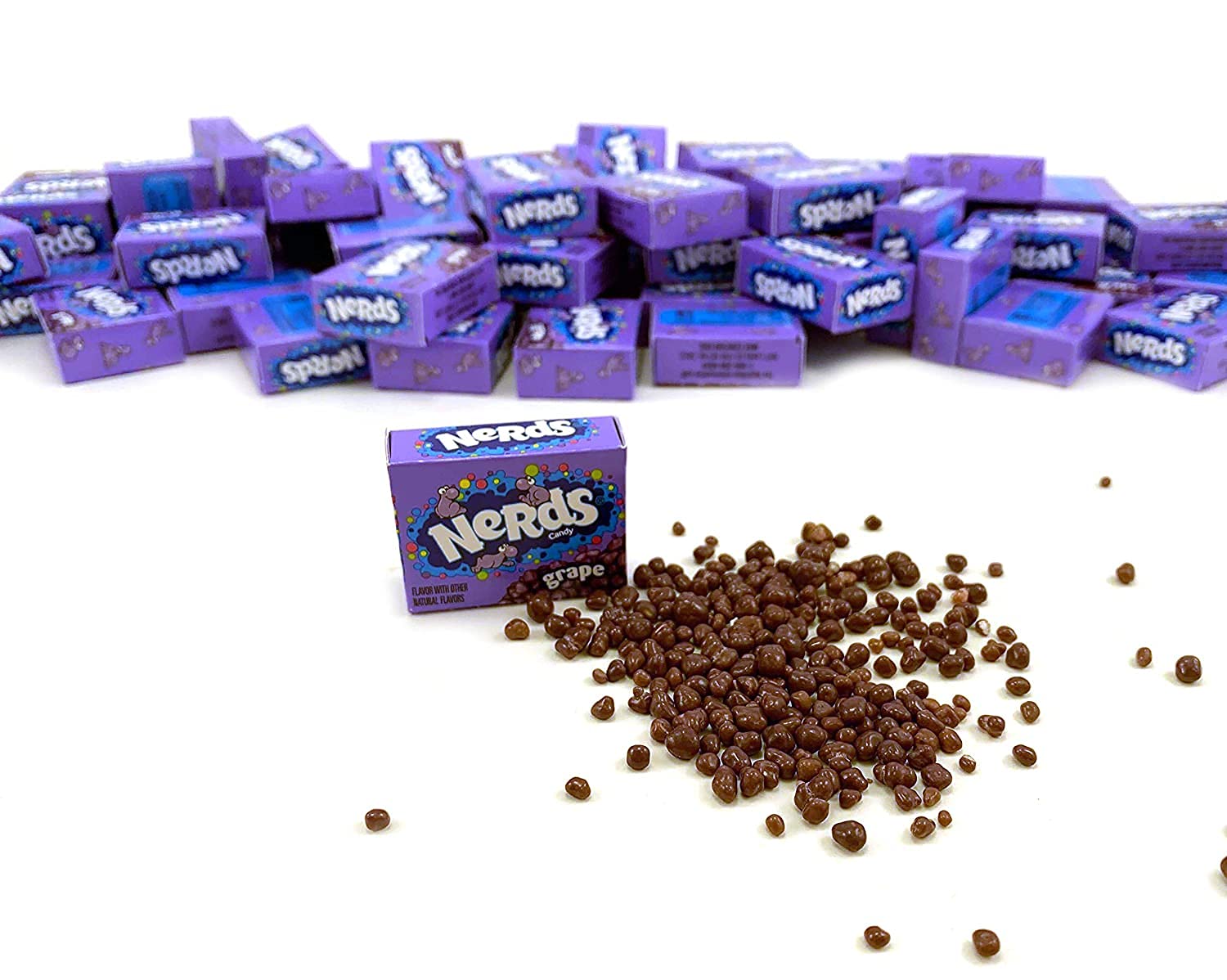 Buy Nerds Grape Flavors Mini Boxes, Individually Wrapped, 2 Pound Bag ...