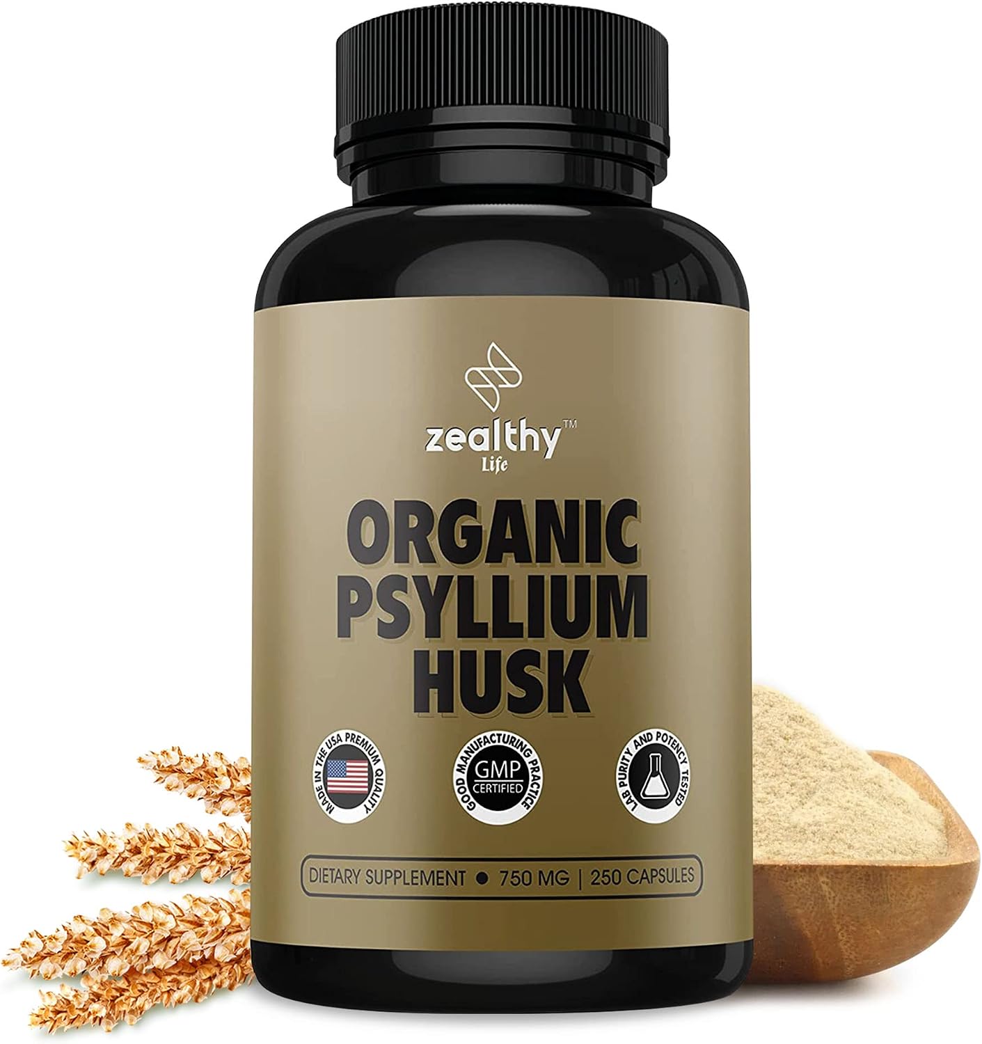 Z Zealthy Life - Cápsulas de Psyllium Husk - Suplemento Natural de ...