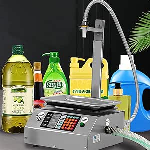 Amazon.co.jp: Automatic Filling Machine, Liquid Filler Metering Bottle ...