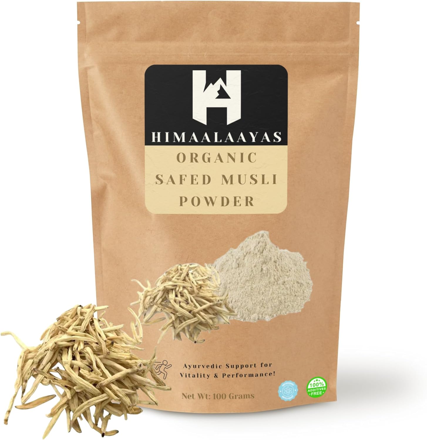 Himaalaayas Natural Safed Musli Powder (Chlorophytum borivilianum ...