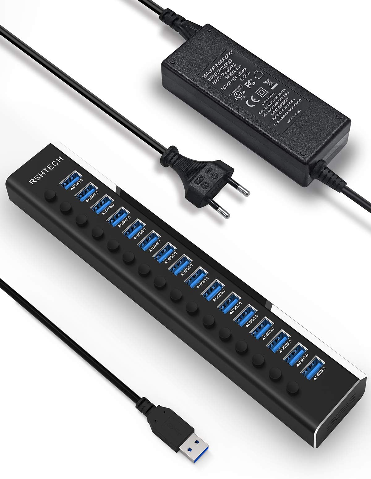 ORICO 30-Port USB-Hub-Ladestation Hochleistungs-Schnellladestation ...
