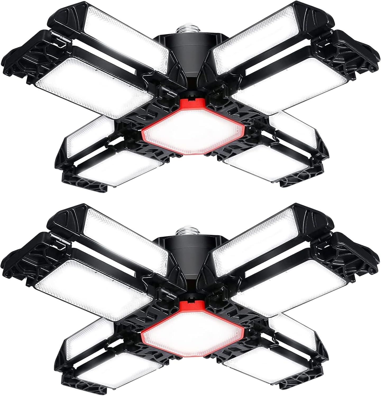 Wp vzoxa Garage Lights Ceiling Led, 2 Pack Shop Lights 180W 20000LM ...