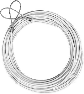 Amazon.com : Crown Sporting Goods 47-Foot Replacement Tennis Net Cable ...