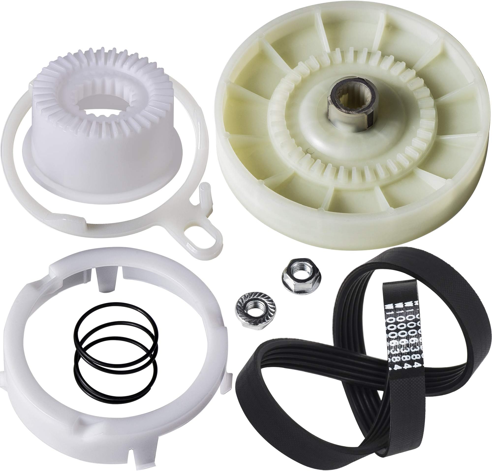 Amazon.com: W10721967 Washer Pulley Clutch Kit W10006384 Washer Drive ...
