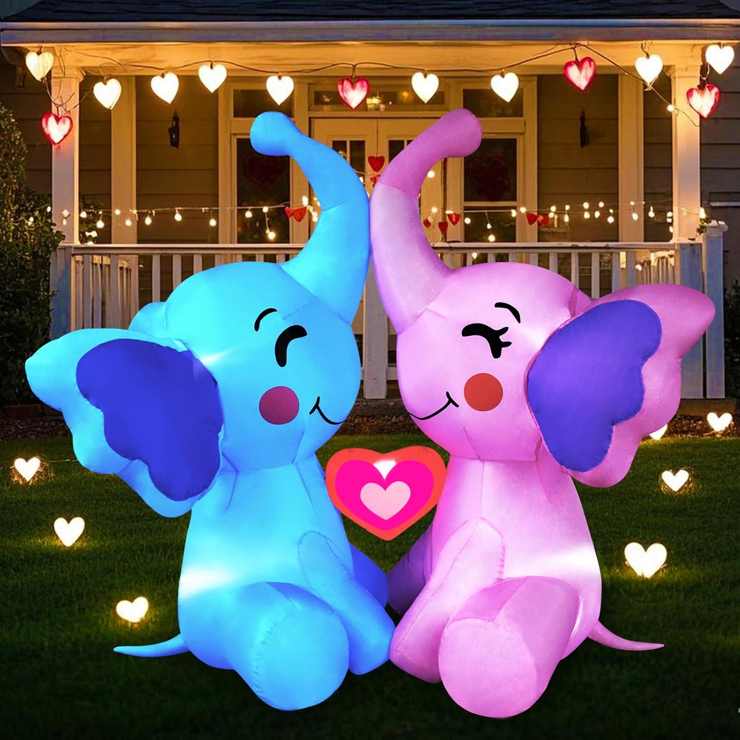 Amazon.com: 5FT Valentine Inflatables Outdoor Decorations, Raymall Blow ...