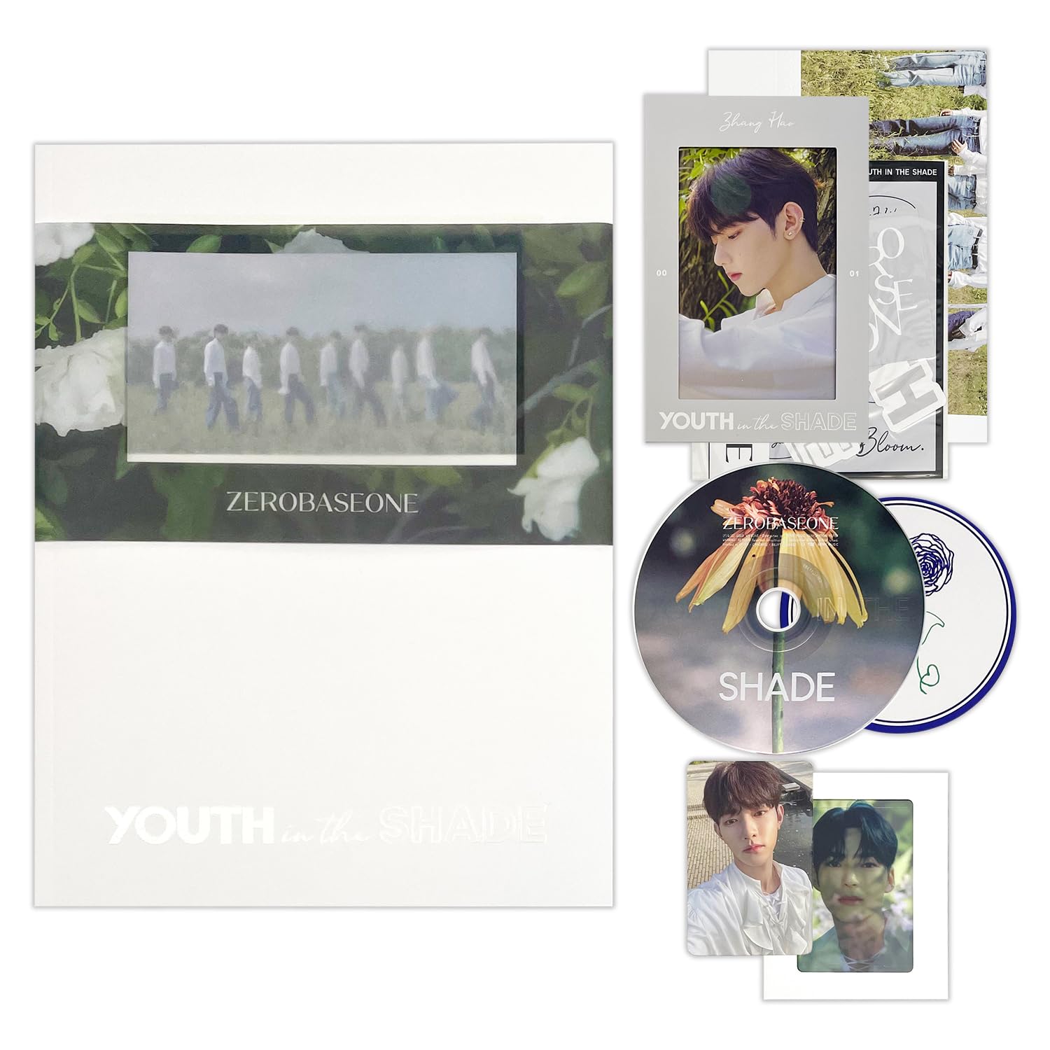 Zerobaseone - 1st Mini ALBUM Artbook +CD-R & Envelope +Selfie Photocard ...