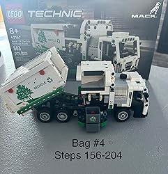 Amazon.com: LEGO Technic Mack LR Electric Garbage Truck Toy, Buildable ...