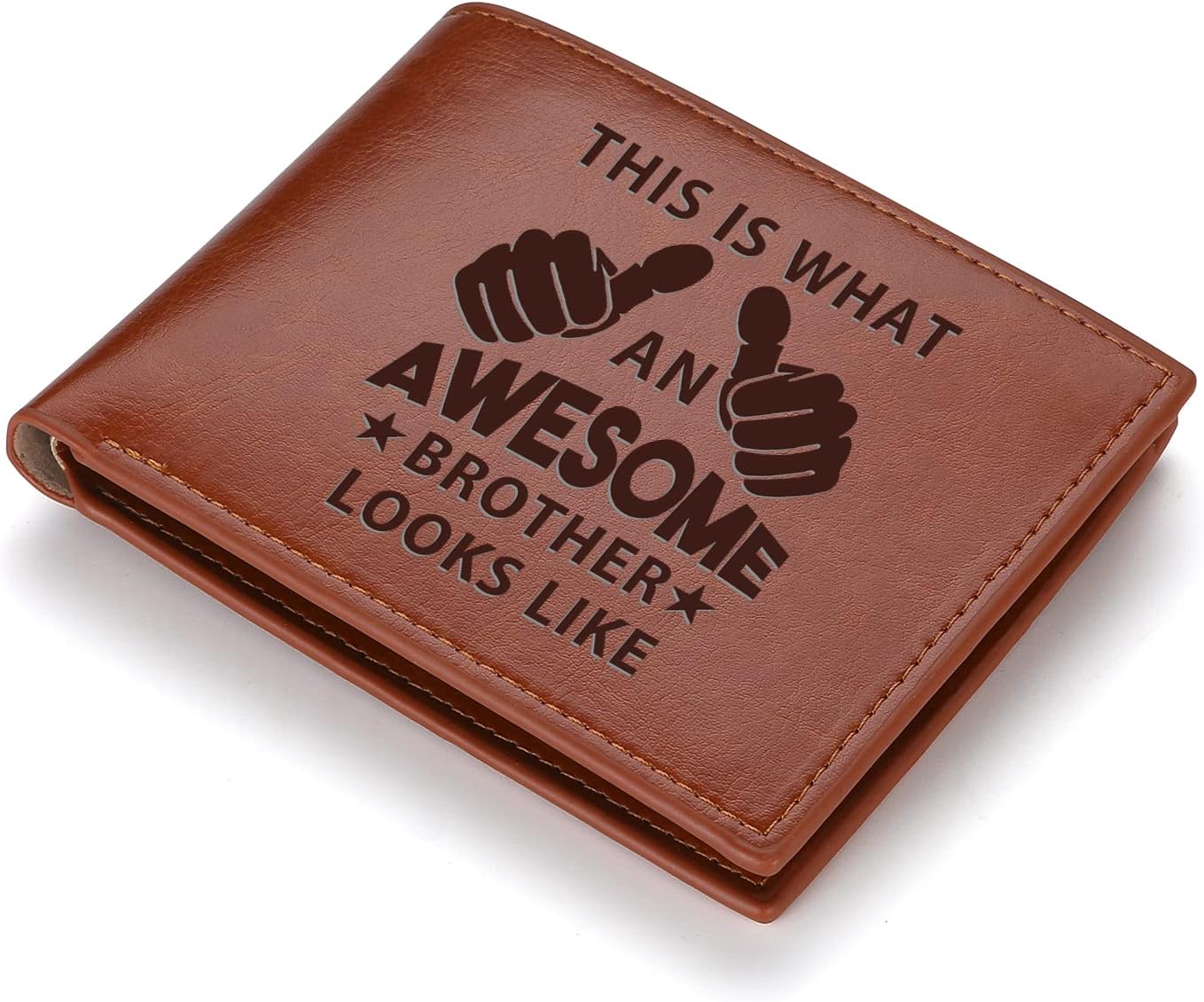 Amazon.com: YDJFCCTD This Is What Awesome Brother Looks Like Leather ...