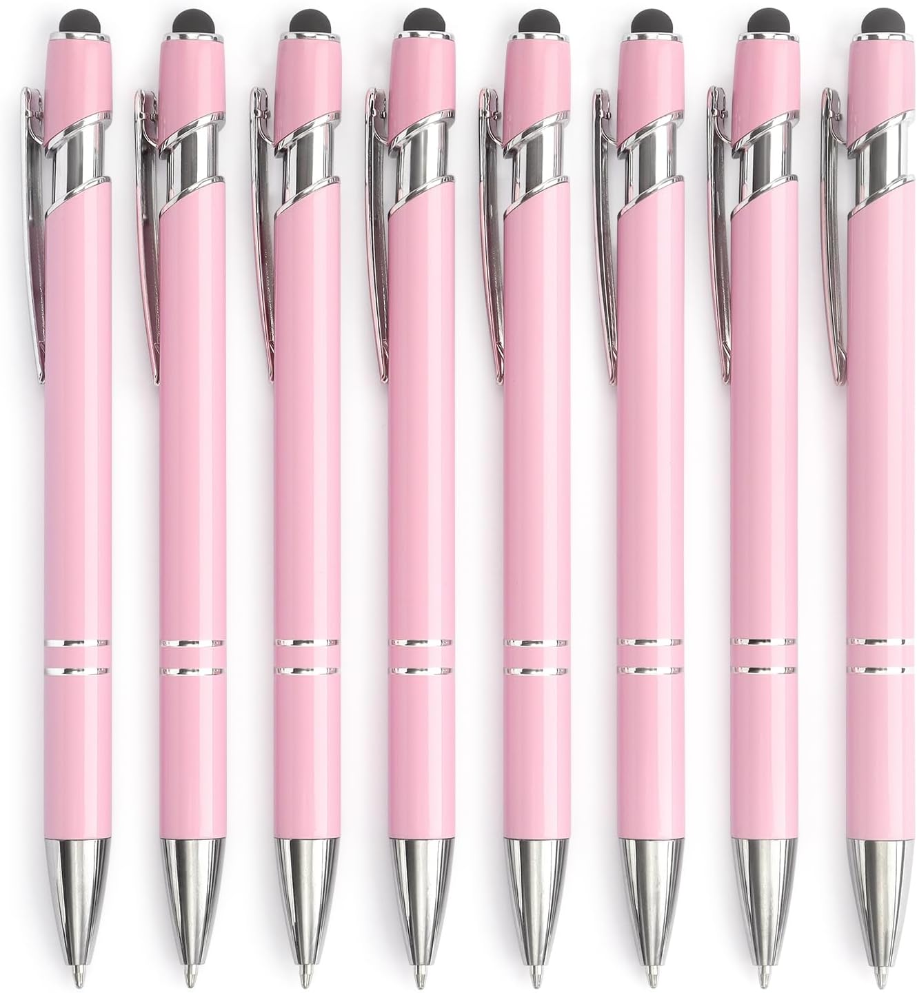 Amazon.com : Bribobo Ballpoint Pen 2-in-1 Stylus Retractable Ballpoint ...
