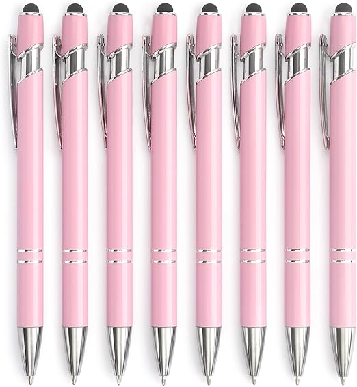 Amazon.com : Bribobo Ballpoint Pen 2-in-1 Stylus Retractable Ballpoint ...