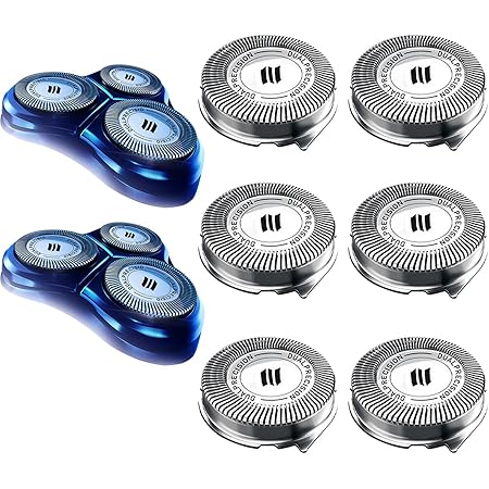 Amazon.com: HQ8 Replacement Heads for Philips Norelco Aquatec Shavers ...