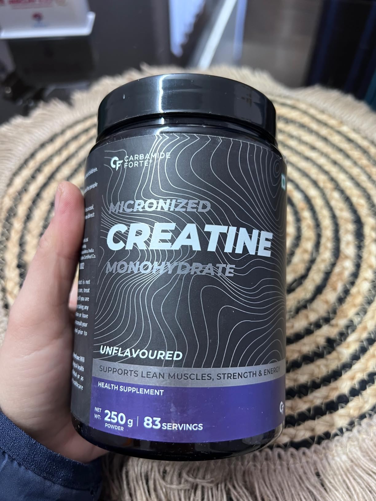 Carbamide Forte Micronized Creatine Monohydrate 100gm Supplement Powde