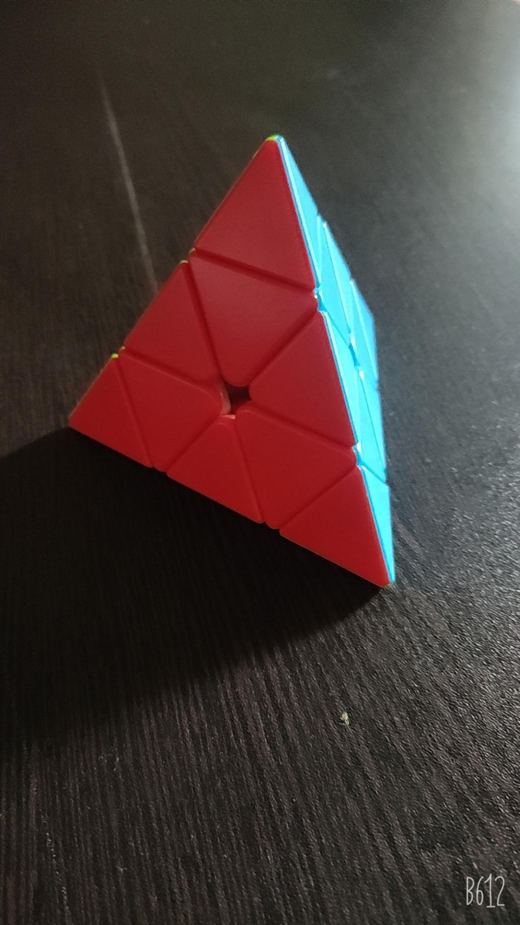 Class fun Pyraminx Stickerless Cube Magic Speed Cube (Multicolour ...