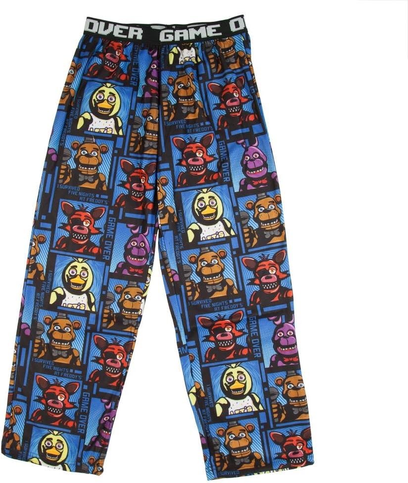 Amazon.com: Five Nights at Freddy's Game Over Big Boys Youth Pajama ...