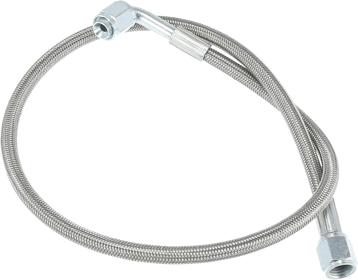 Amazon.com: X AUTOHAUX 4AN Turbo Oil Feed Line 24" Length Stainless ...