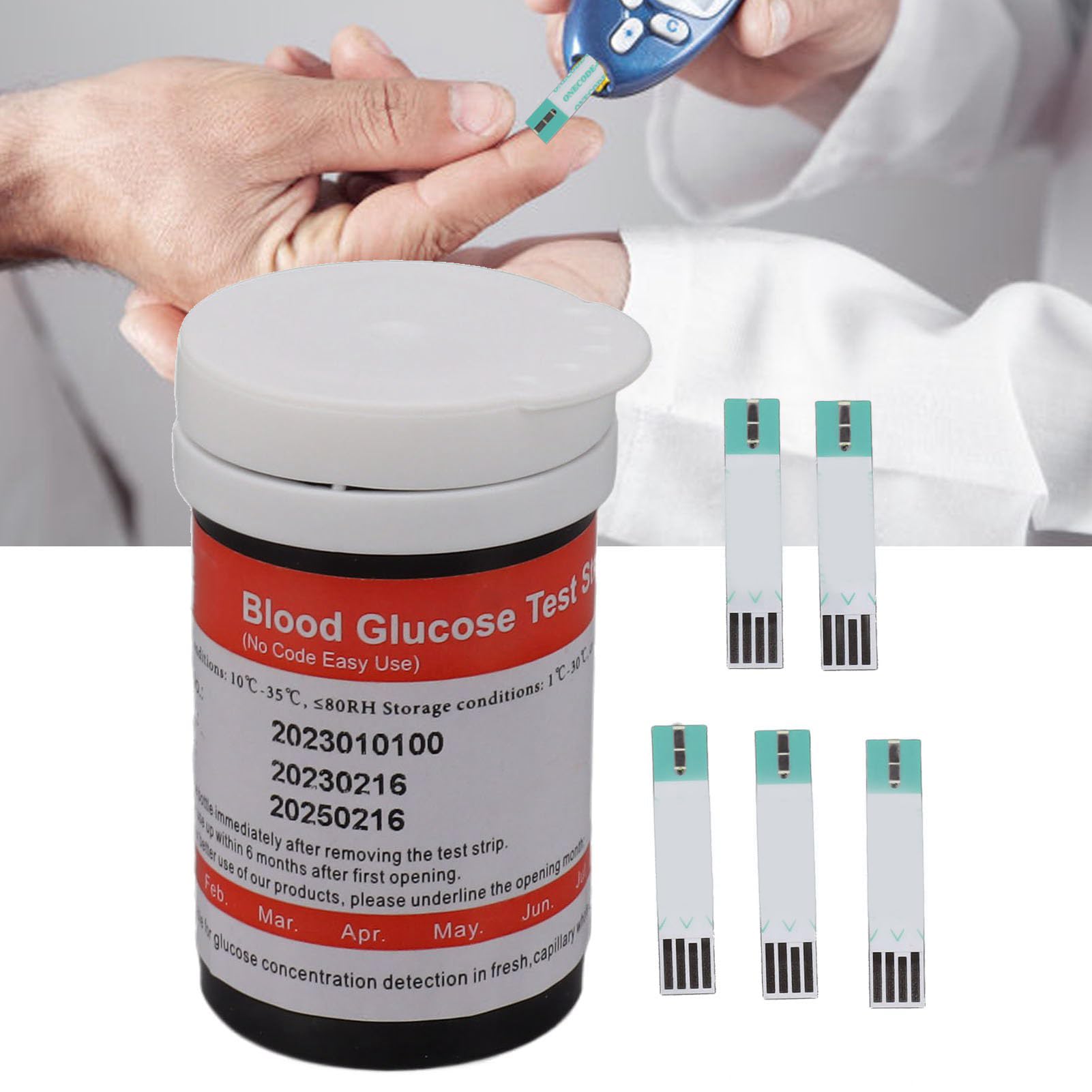 Snapklik.com : 50 Count Glucose Test Strips For Accurate Diabetes ...
