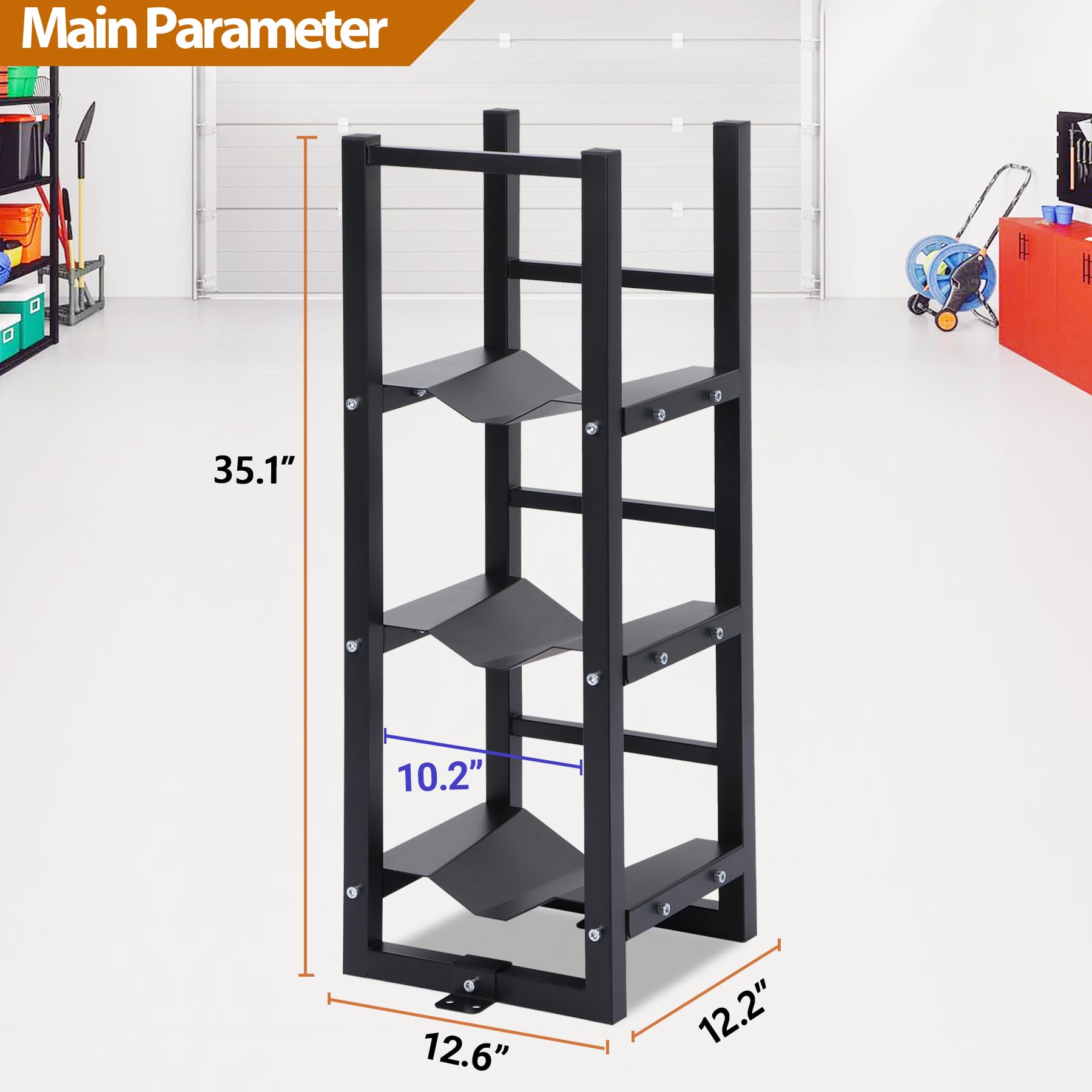 Snapklik.com : Refrigerant Tank Rack 3x30lb, Stable Refrigerant ...
