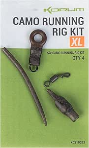 Korum Camo Running Rig Kit (4 Pieces) - Size: Small : Amazon.de: Sports ...
