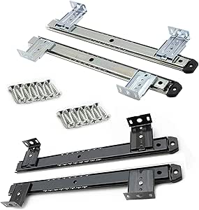 Amazon.com: Keyboard Shelf Runner Black - Ball Bearing Slides Heavy ...