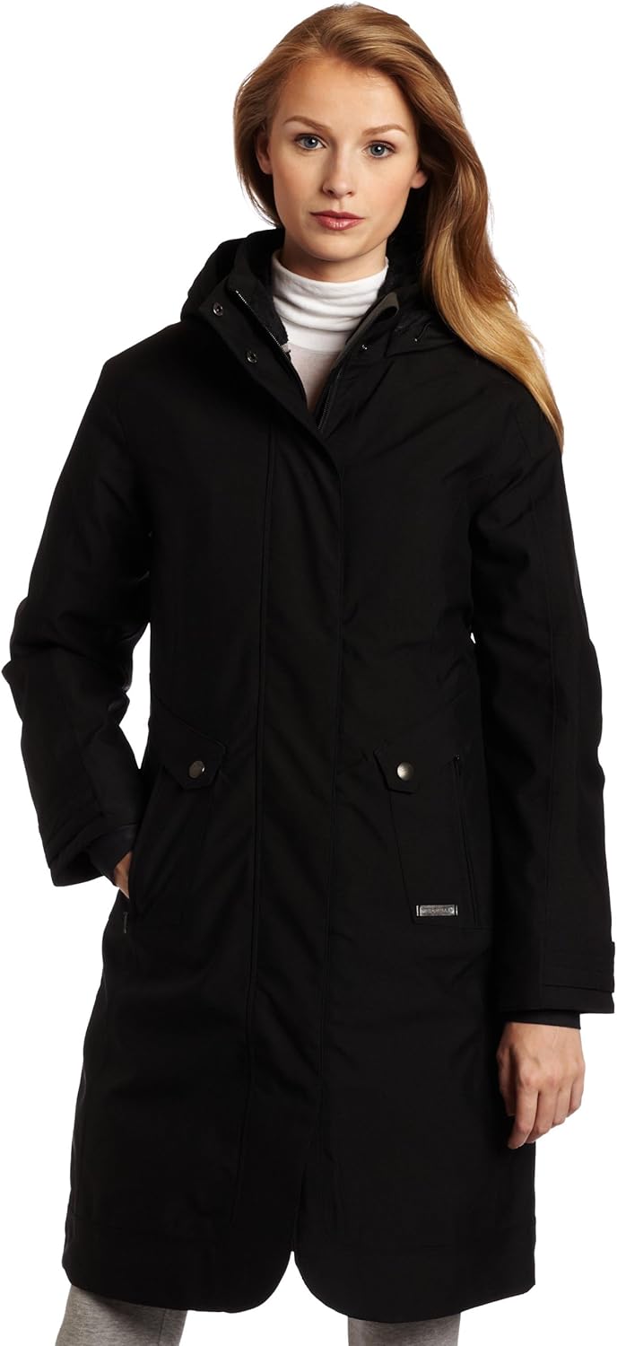 Amazon.com: Merrell Women's Jacqueline Insulated Long Car Coat (Black ...