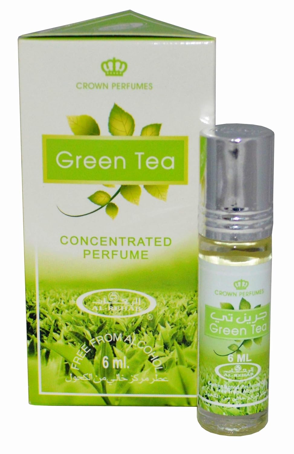 AL-Rehab GREEN TEA Imported ORIGINAL UAE Floral Attar 6 ml : Amazon.in ...