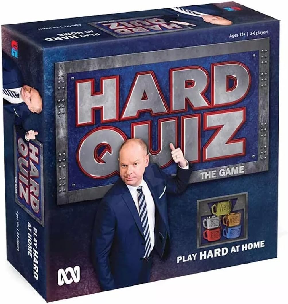 University Games Hard Quiz Board Game - Hard & Fast Edition | Compact ...