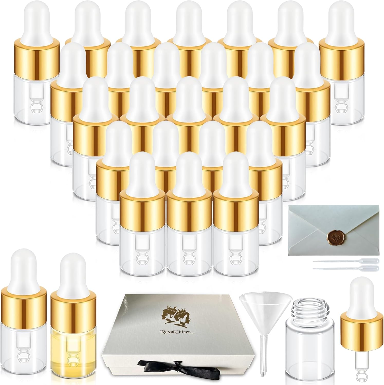 Amazon.com: RoyalCitizen Essential Oil Vial Set (2ml x 100 Pack ...