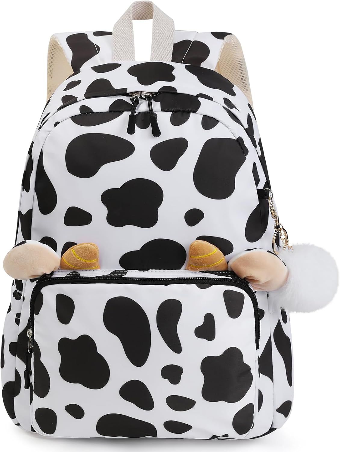 Amazon.com | Unineovo Cow Print Backpack for Girls, Kids Preschool ...