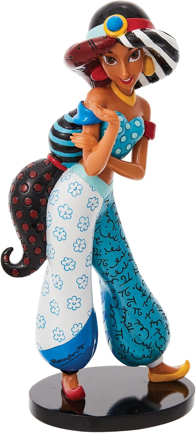 Amazon.com: Enesco Disney by Romero Britto Aladdin Jasmine Figurine, 7. ...