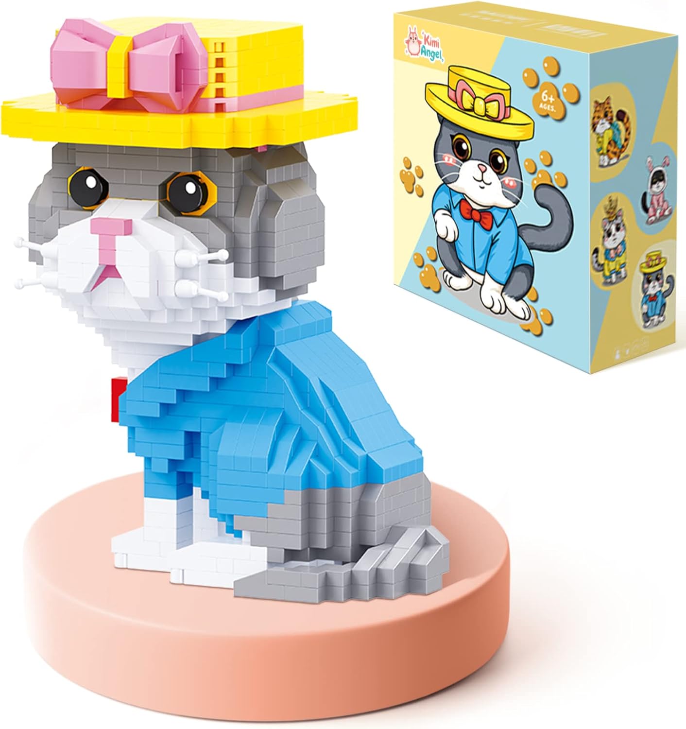 Amazon.com: Kimiangel Mini Building Blocks, Cat Series of Miniature ...
