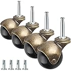 Amazon.com: Caster Classics® 4-Pack 2-inch Antique Gold Ball Caster ...