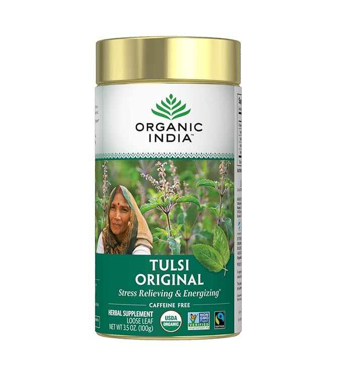 Amazon.com: Organic India Tulsi Original Herbal Tea - Loose Leaf Holy ...